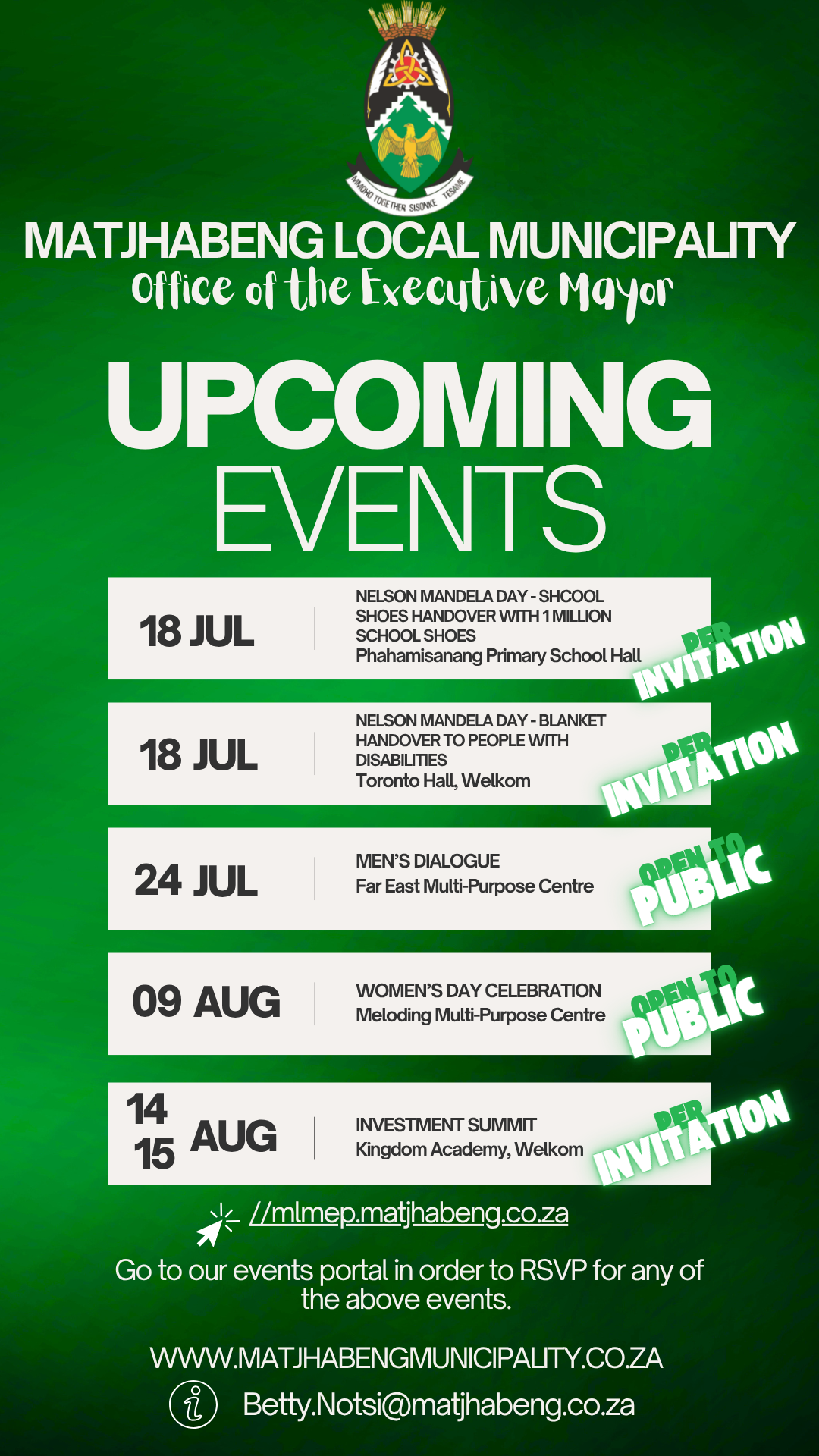 Matjhabeng Local Municipality - Matjhabeng Local Municipality - Free State